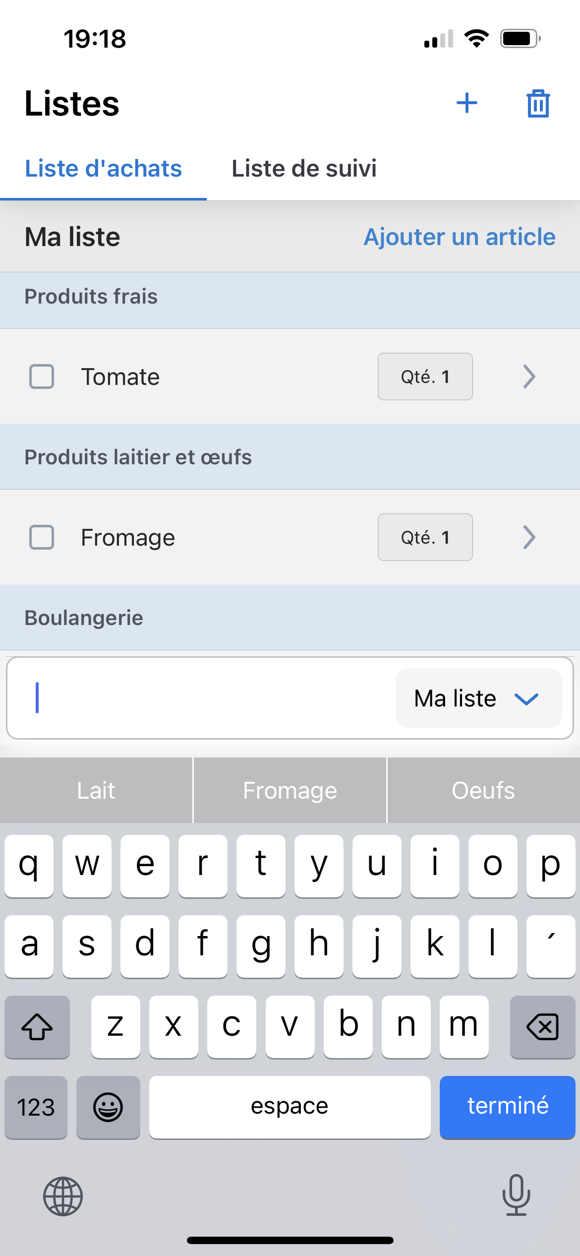 Comment utiliser la Liste d'achats – Centre d'aide reebee