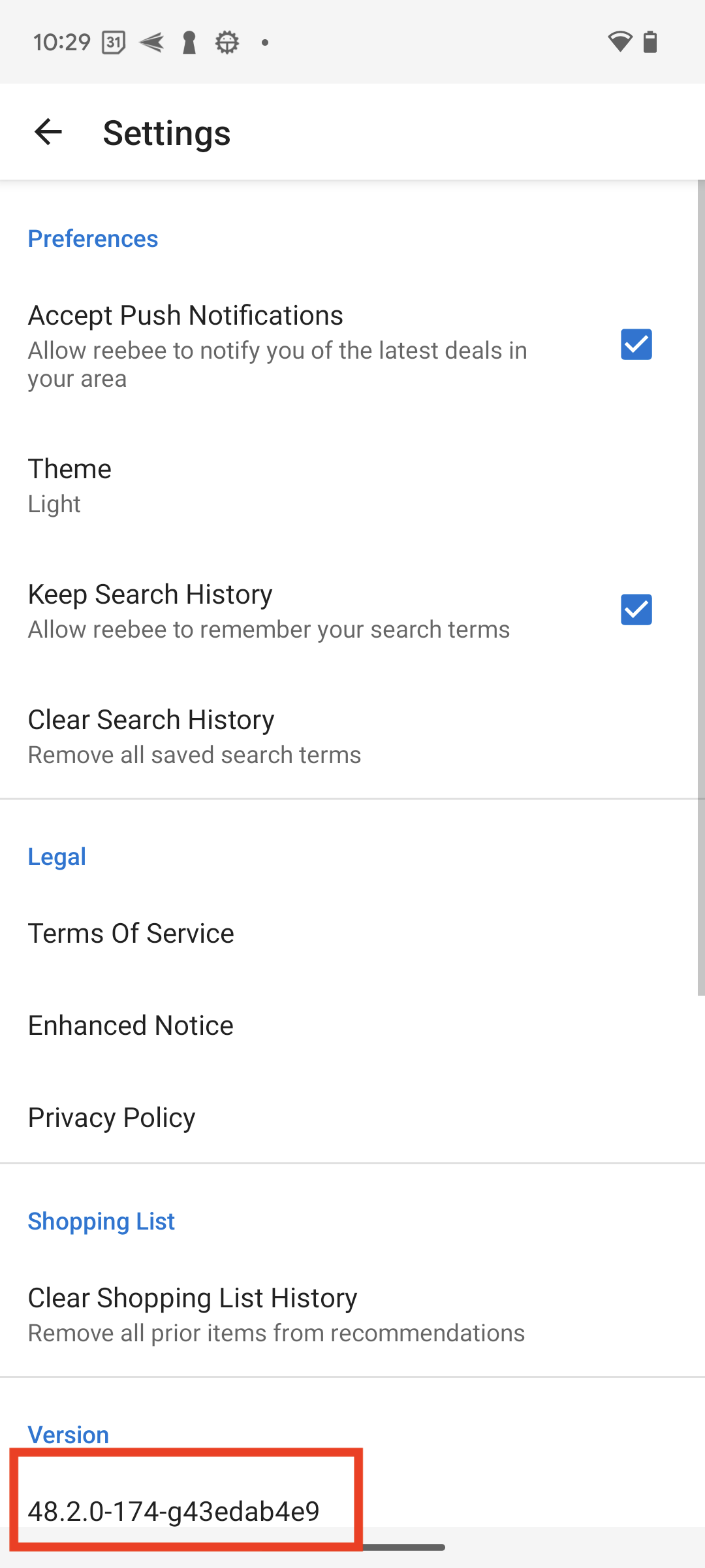 How to Find My App Version – reebee Help Center