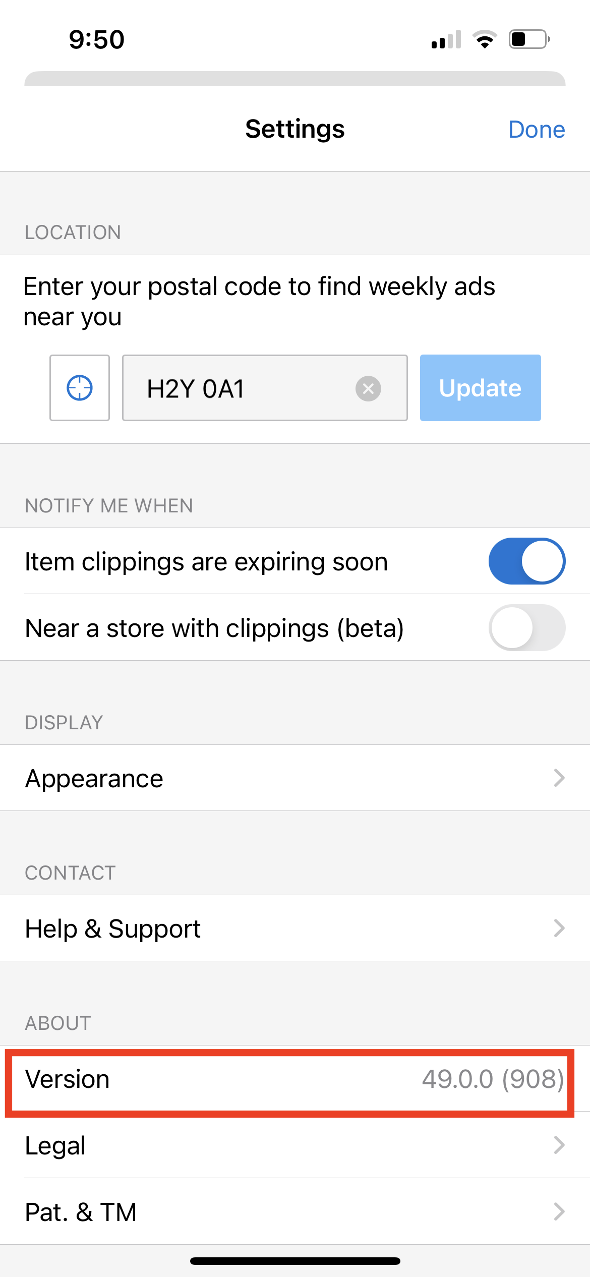 How to Find My App Version – reebee Help Center